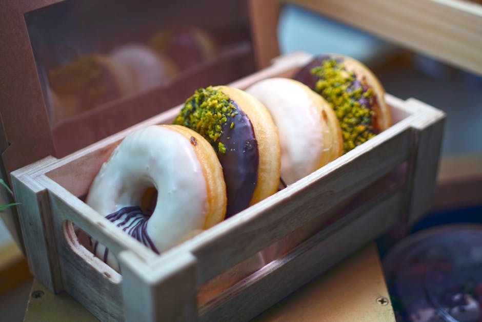 Assorted gourmet donuts with various toppings
