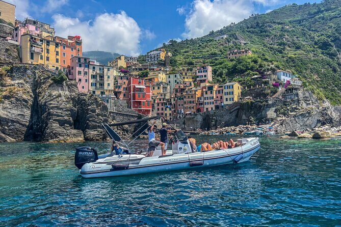 Cinque Terre Boat Tour from La Spezia,5Terre,Portovenere,Lerici - Food, Drinks, and Snorkeling
