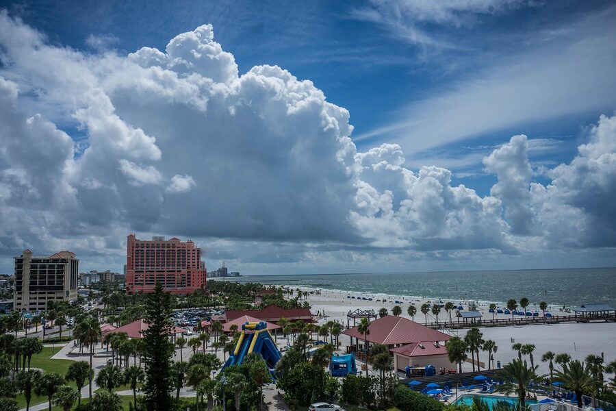 Clearwater Beach Florida Gulf Coast shore