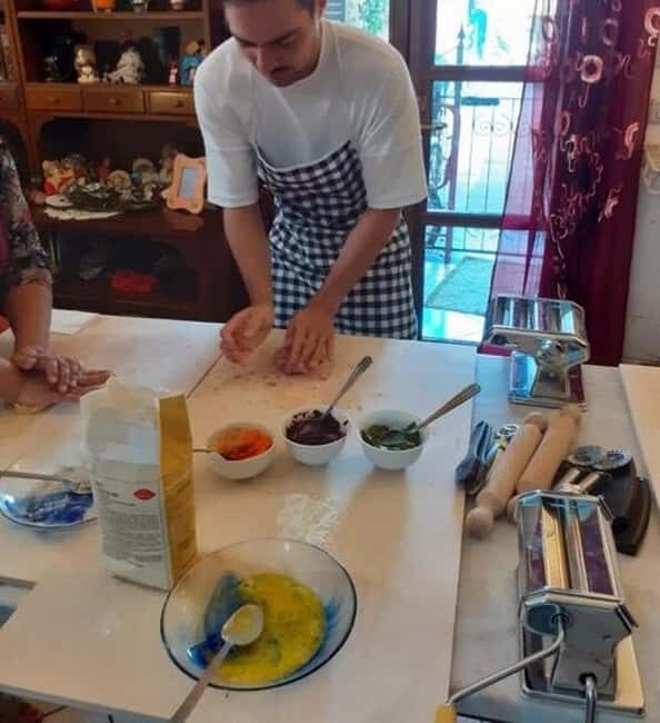 Colorful Tagliatelle and Ravioli Cooking Class near Arezzo - The Meal and Additional Delights