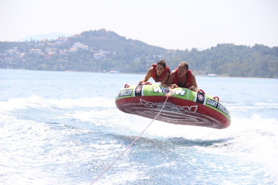 Corfu: Watersports - Inflatable Rides near Corfu Town - The Experience from the Customer Perspective
