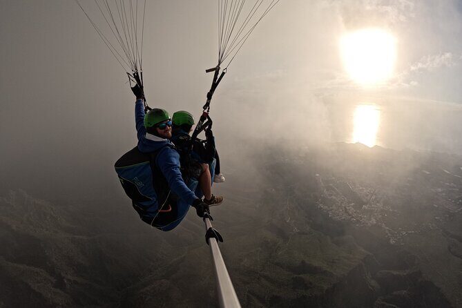 Costa Adeje paragliding, the best tandem flight in Tenerife - The Landing and Post-Flight Experience
