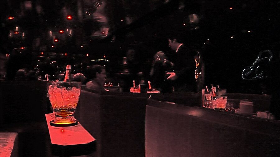 Crazy Horse Paris frontage on Avenue George V