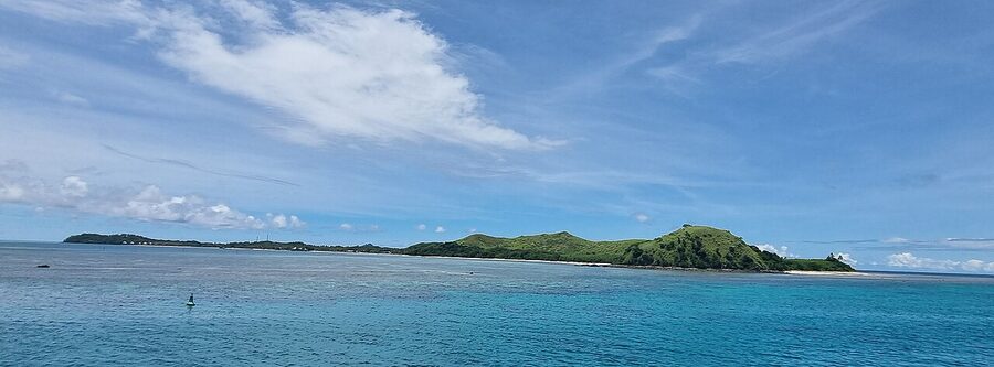 Mana Island in the Mamanuca Group, Fiji
