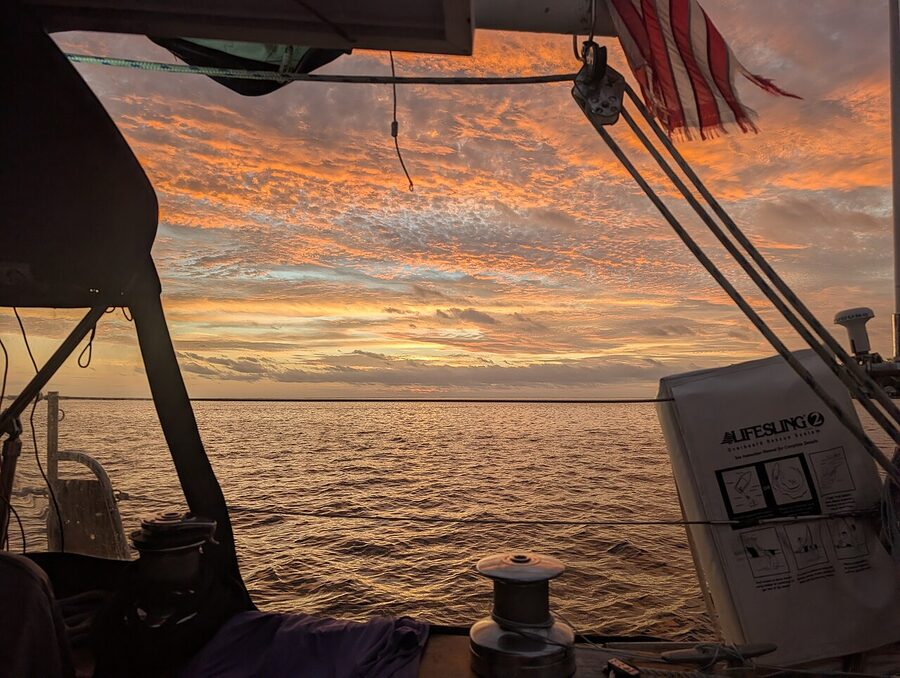 Sunset sailing in the Mamanuca Islands, Fiji