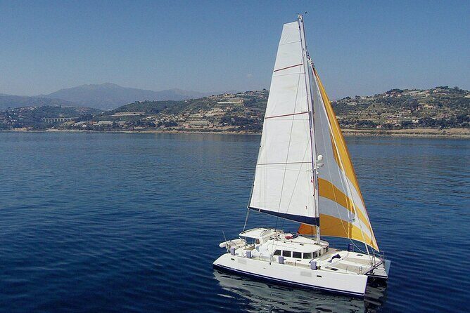 Day trip on a sailing catamaran in Sardinia - Second Stop: Golfo Aranci or Dolphin Spotting