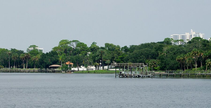 Halifax River scene near Daytona Beach