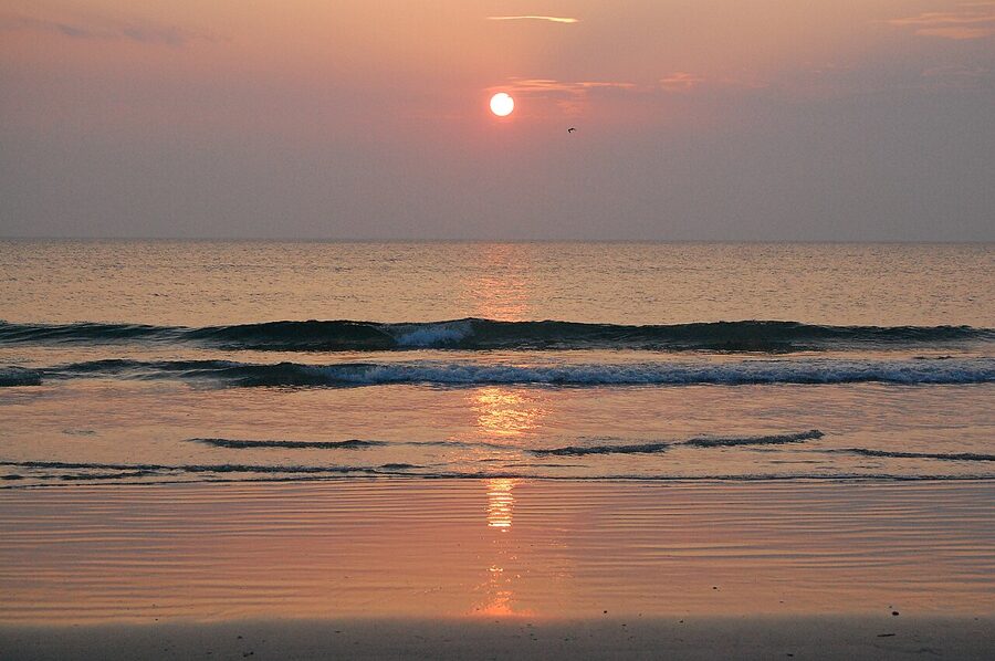 Sunrise at Ponce Inlet near Daytona Beach