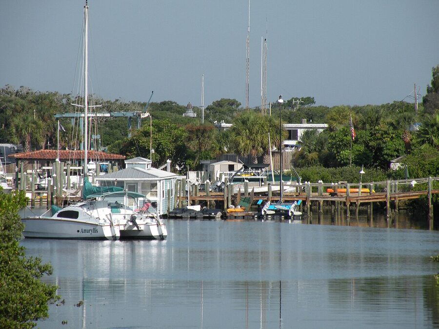 Ponce Inlet waterway view near Daytona Beach