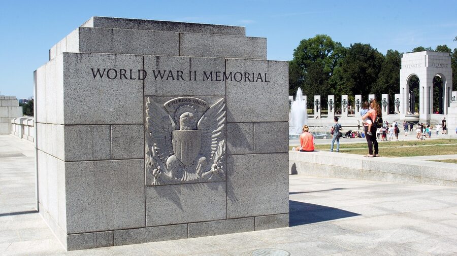 World War II Memorial marble detail