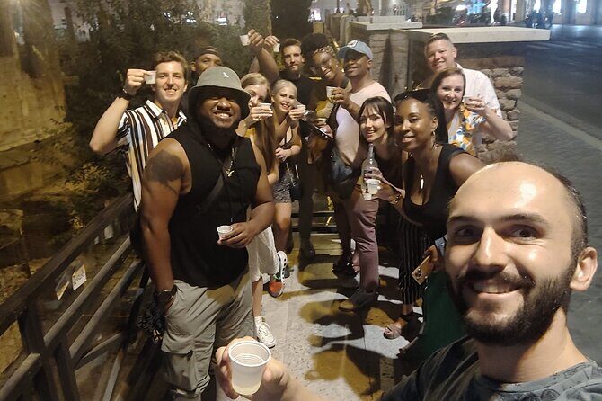 Delicious Roman Dinner after Juicy Roman history - Group Atmosphere and Guide Highlights