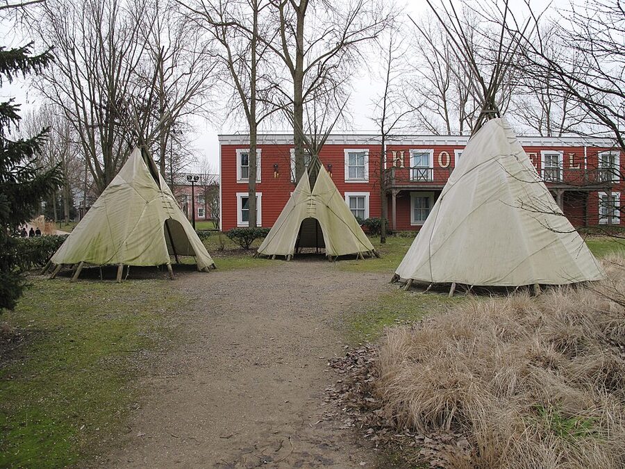 Tipis at Disney's Davy Crockett Ranch