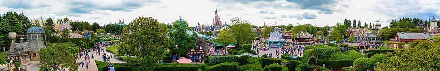 Fantasyland at Disneyland Paris during Extra Magic Time