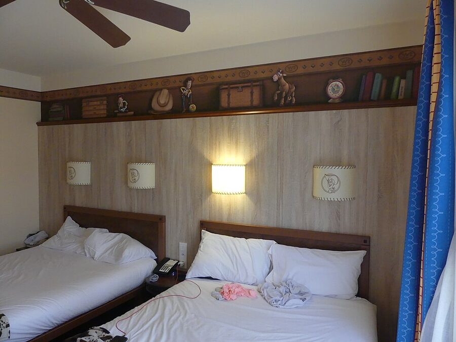 Disney's Hotel Cheyenne western-themed street