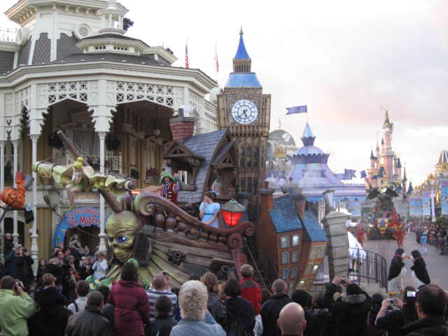 Halloween parade at Disneyland Paris