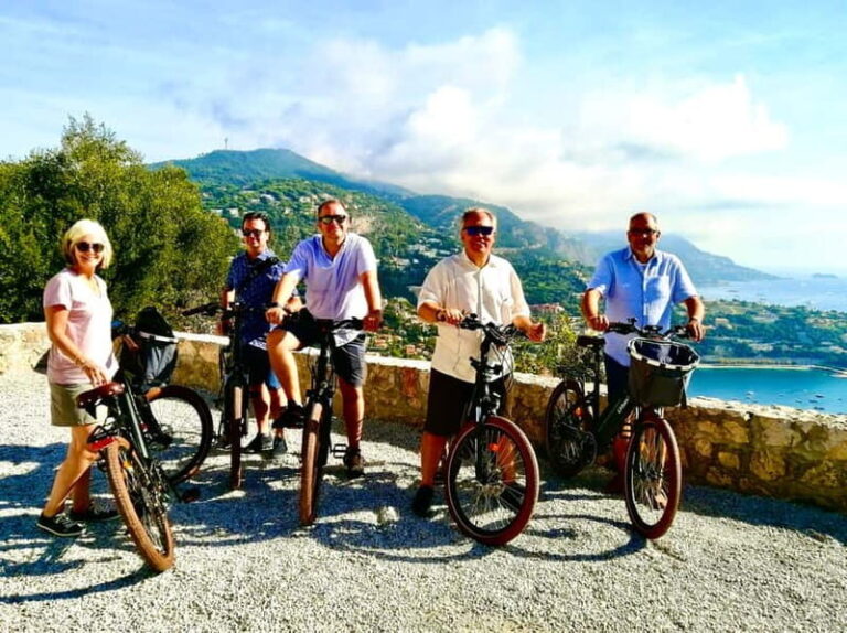 Ebike seaside by Nice: Fantastic Villefranche's Bay & Hill - Detailed Breakdown of the Itinerary