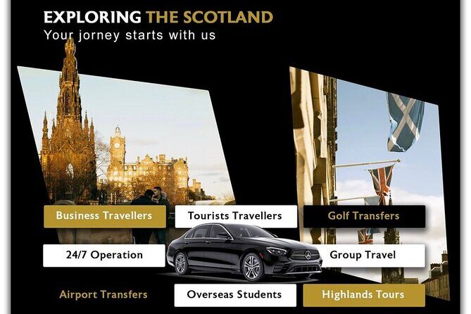Edinburgh Airport Transfer to or Anywhere in Uk - An Overview of the Edinburgh Airport Transfer Service