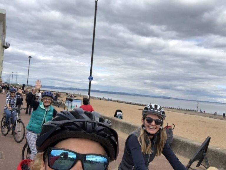 Edinburgh: Cycle Tour to the Coast (family friendly) - The Itinerary in Detail