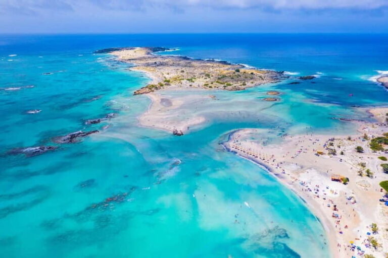 Elafonissi Beach :From Chania Semi Private Bus Tour - Topolia Village and the Return Journey