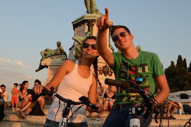 Electric Bike Night Tour of Florence with amazing view from Michelangelo Square - The Sum Up