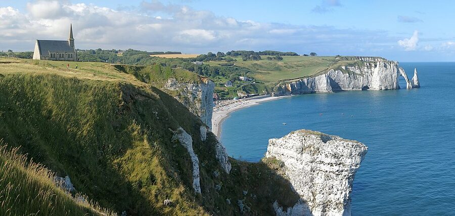 Chapelle Notre-Dame de la Garde Etretat Falaise dAmont