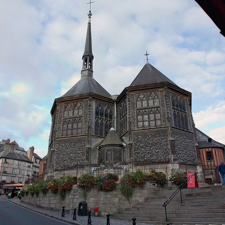 Sainte-Catherine wooden church Honfleur exterior