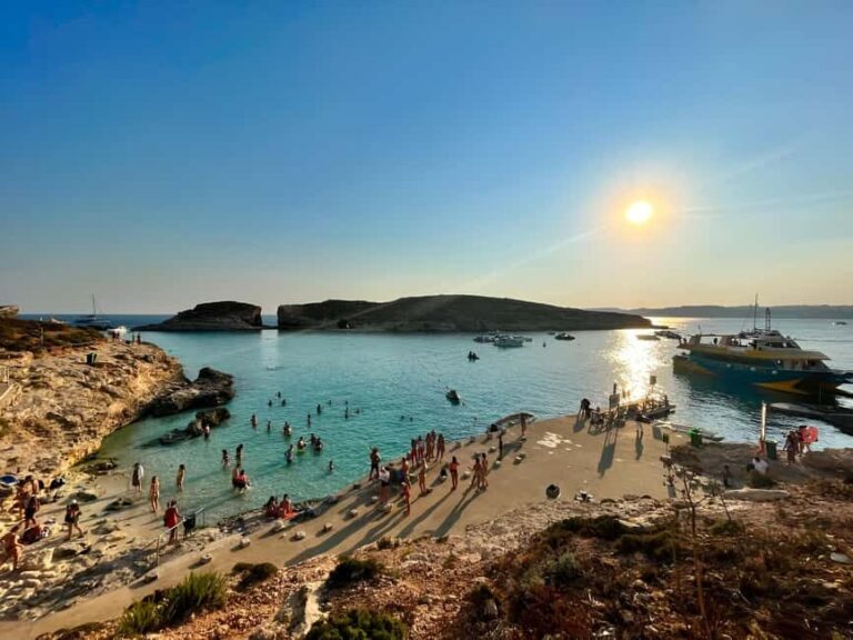 Evening Catamaran Ferry Cruise To The Blue Lagoon - The Blue Lagoon in the Evening