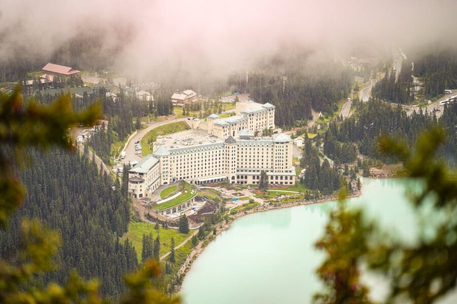 Fairmont Chateau Lake Louise in summer