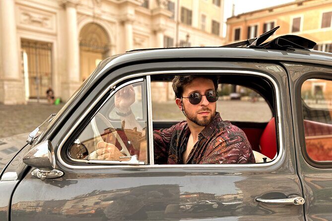 Fiat 500 in Rome - experience with a Roman - Stop 2: The Colosseum