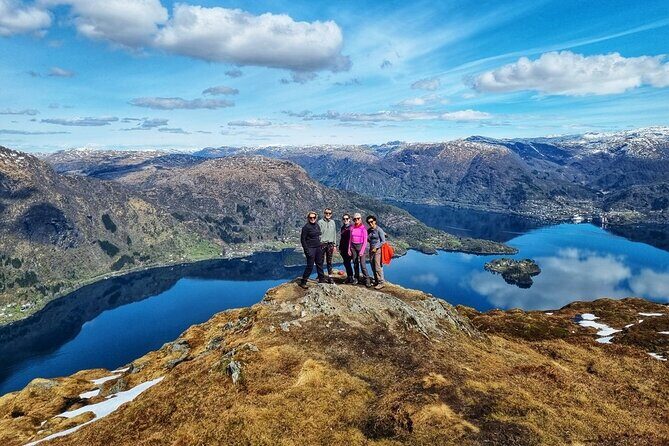Fjord Hiking - Public tour - Reaching the Summit and Enjoying the View