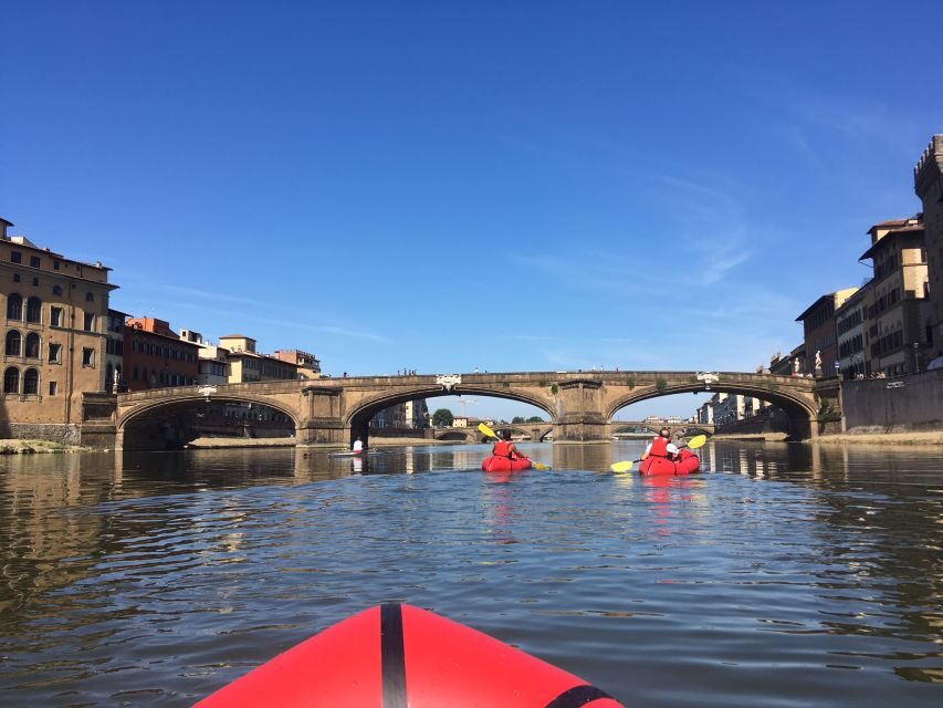 Florence: Ponte Vecchio and City Sights Guided Kayak Cruise - The Itinerary in Detail
