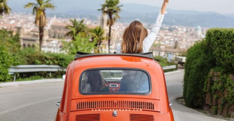 Florence: Vintage Fiat 500 Tour with Chianti Winery & Lunch - Scenic Drives and Hidden Views