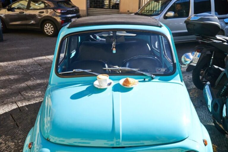 Florence: Vintage Fiat 500 Tour with Wine Tasting at Winery - Practical Aspects and What to Expect