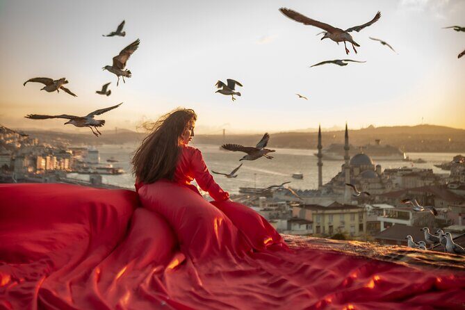 Flying Dress Photography on an Iconic Rooftop in Istanbul - The Itinerary and Experience Breakdown