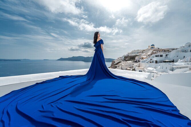 Flying Dress © Photoshoot in Santorini: Mr. President Package - The Cost and Its Value