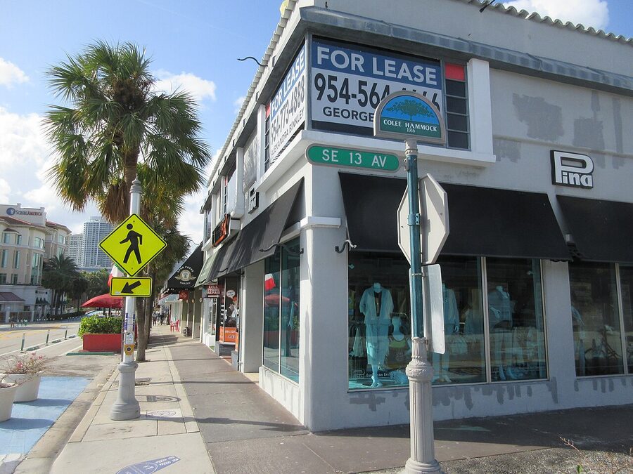 Las Olas Boulevard shopping district in Fort Lauderdale