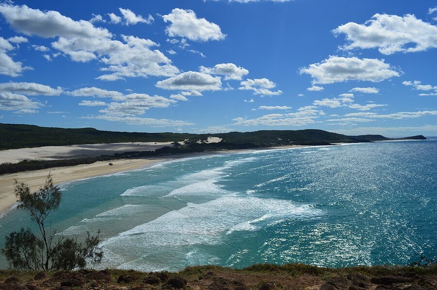 View from Indian Head on K'gari Fraser Island