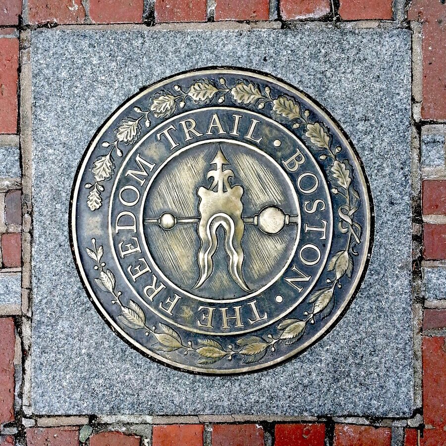Freedom Trail historic landmark view Boston