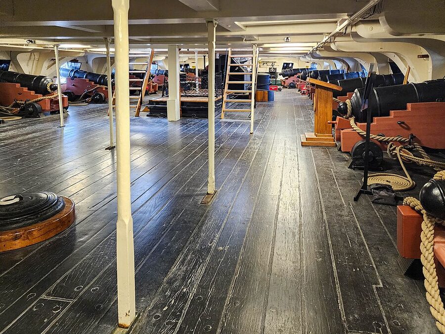 USS Constitution Old Ironsides docked at Charlestown Navy Yard