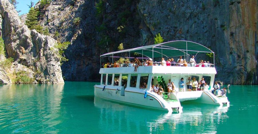 From city of Side : Excursion to Green Canyon