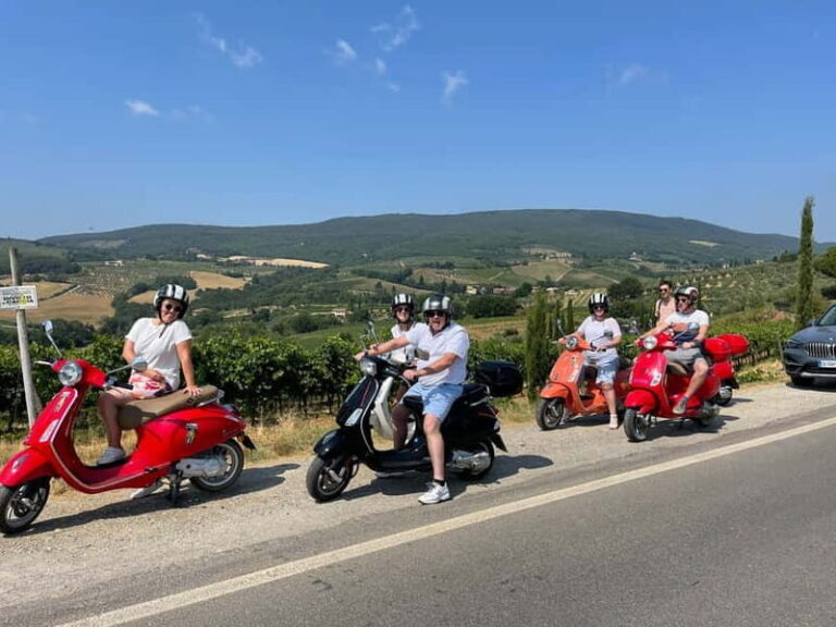 From Florence: Tuscany Vespa Tour with Lunch & Wine - What’s Included and Practical Notes