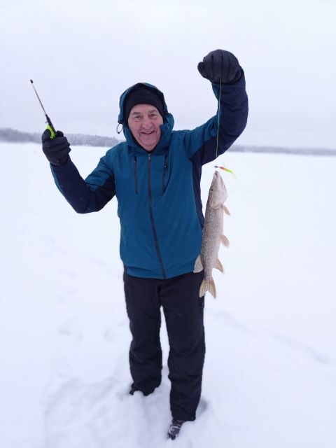 From Helsinki: Bodom Lake Ice Fishing with Food & Drinks - The Ice Fishing Experience