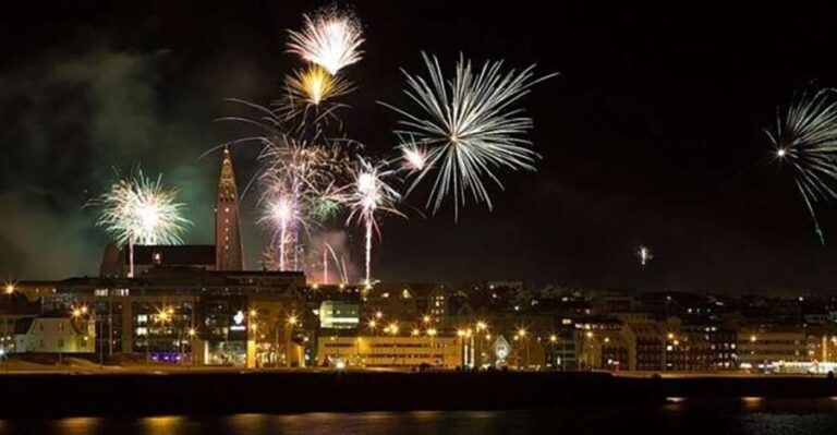 From Reykjavik: New Years Fireworks by Boat - The Value for Money