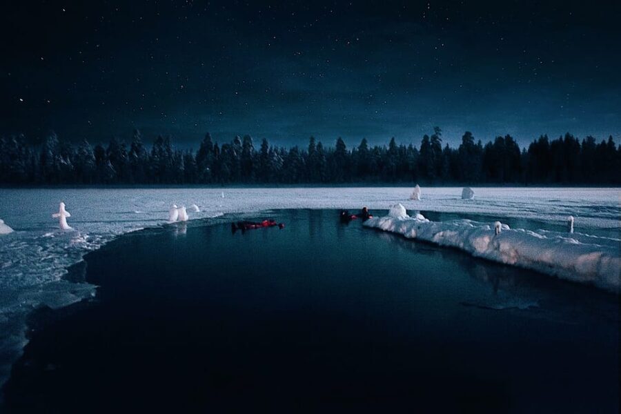 From Rovaniemi: Ice Floating under Aurora Borealis - What You Can Expect from the Tour