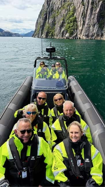 From Stavanger: Lysefjorden & Pulpit Rock Safari by RIB - Close Encounters with Nature