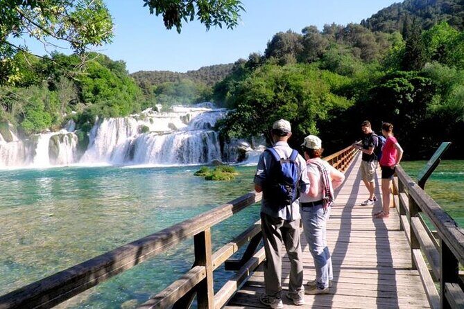 From Trogir, Seget, Okrug: Krka Waterfalls & ibenik Culture Tour - Scenic Boat Ride to Skradin