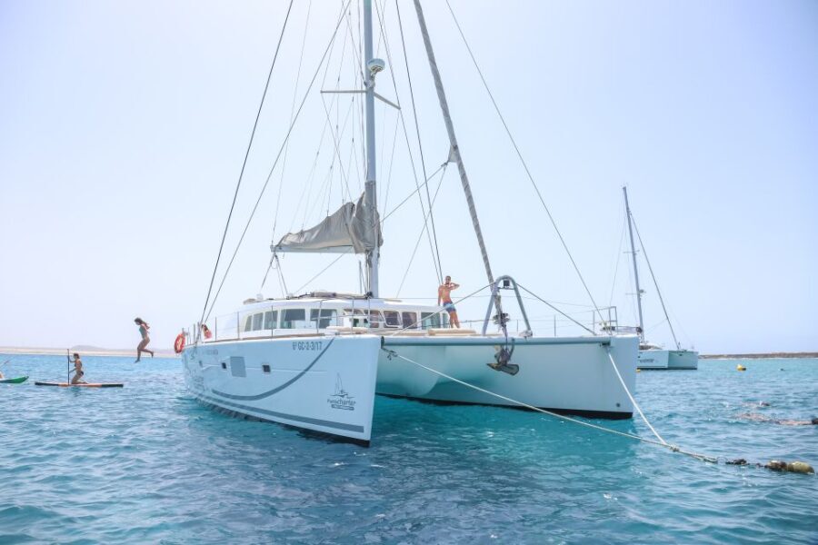 Fuerteventura: Private Luxury Catamaran to Lobo Island - The Experience in Detail