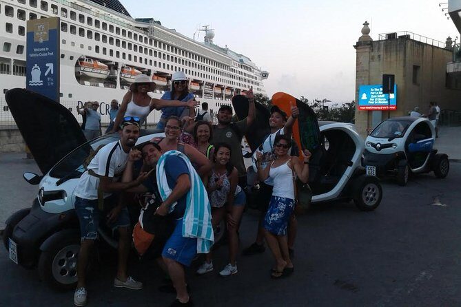 FULL Day Eco Twizy 2 seater self drive Malta tour - Key Points