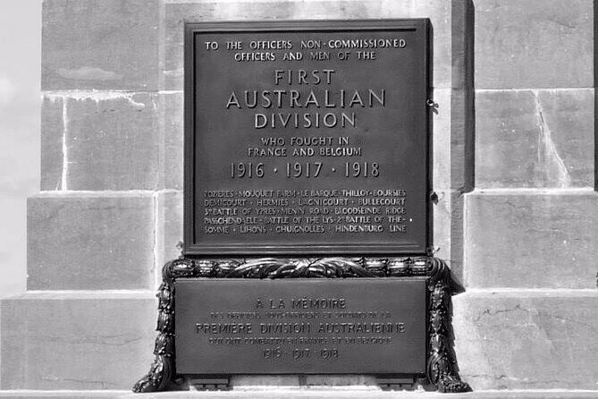Full-Day Private WW1 Australian Battlefield Day Tour from Amiens - What You Can Expect from the Tour