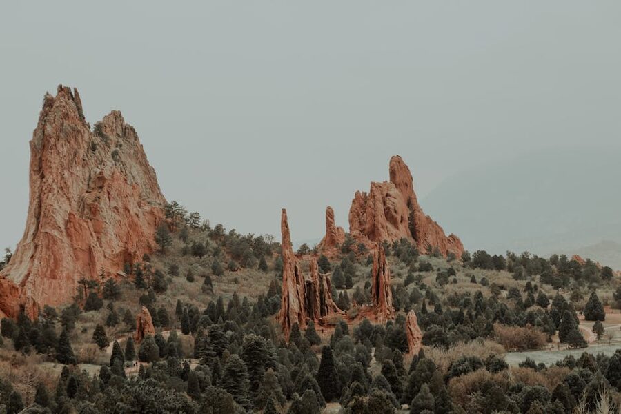 Garden of the Gods Colorado Springs USA overview